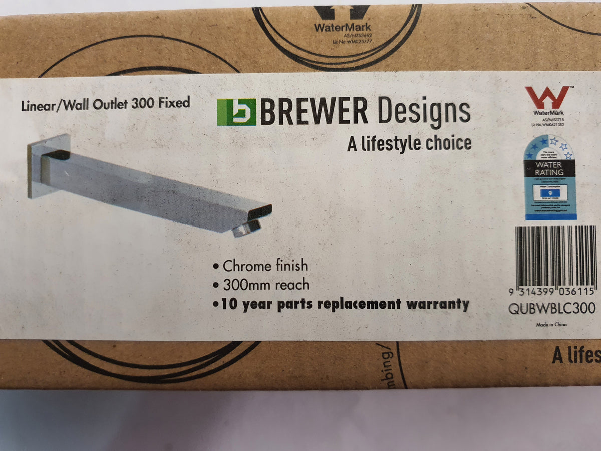 Linear Wall Outlet 300-Fixed | Rising Sun Lifestyle