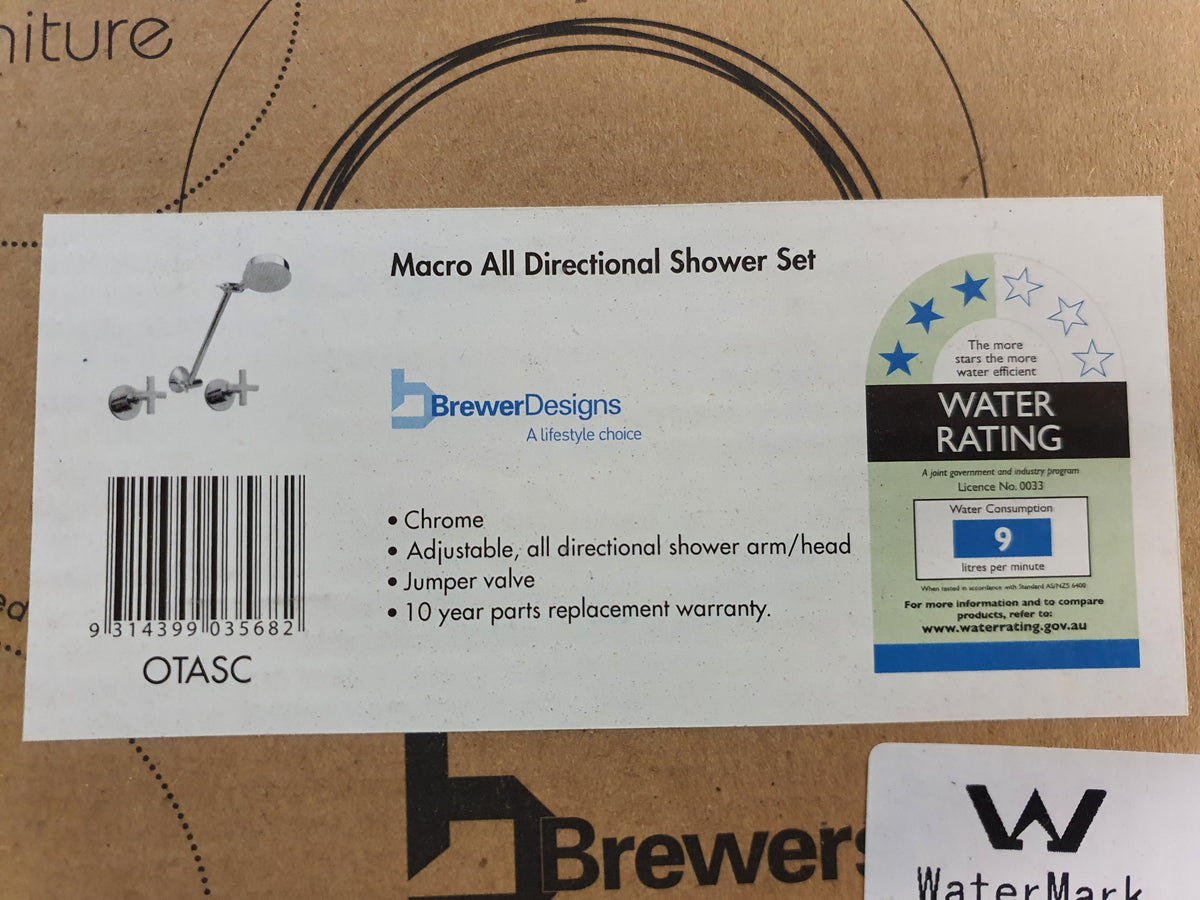 Brewers Designs - Macro All-Directional Shower Set - OTASC | Rising Sun ...