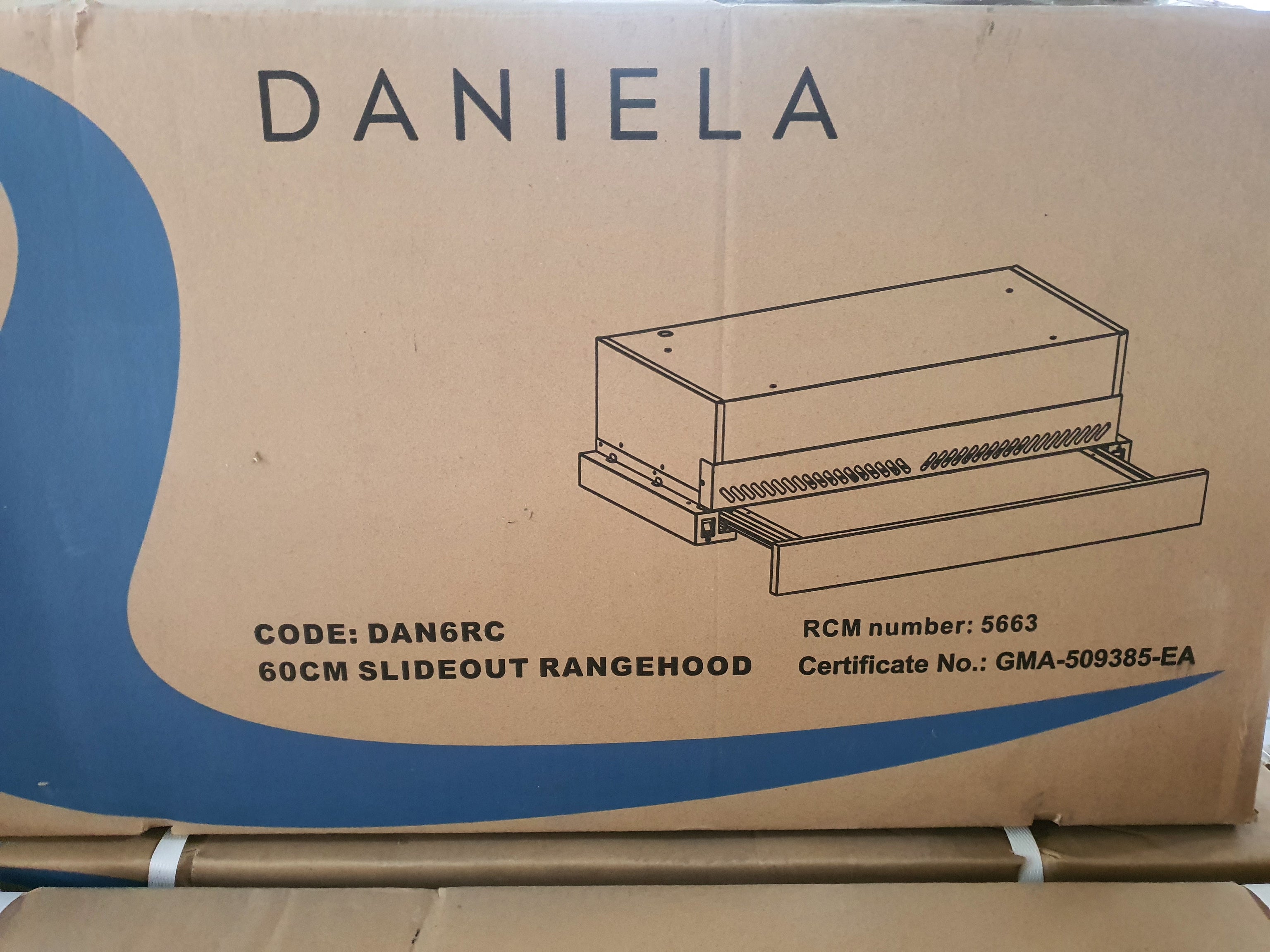 Daniela Slide Out Rangehood 60cm -DAN6RC | Rising Sun Lifestyle