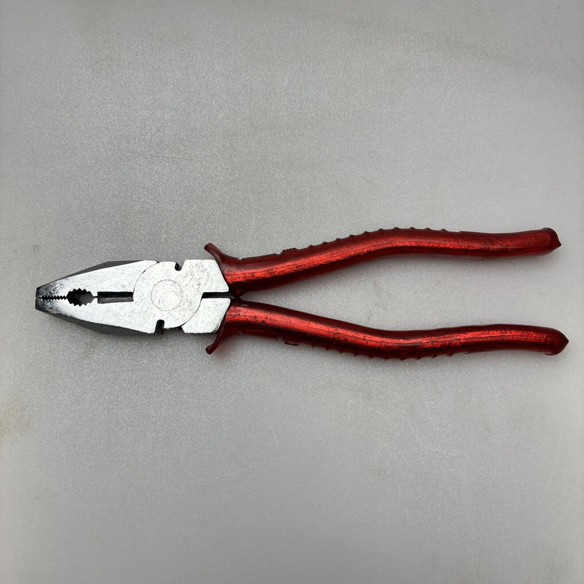 NEW 8 inch Combination Plier - Silver/Red 200mm/8
